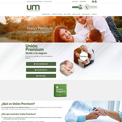 Unión Premium - Union Madrileña. Seguros de salud, dental y decesos